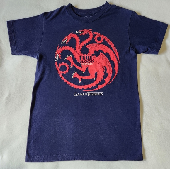 HBO | Shirts | Game Of Thrones Targaryen Fire Blood Dragon Sigil Tshirt ...
